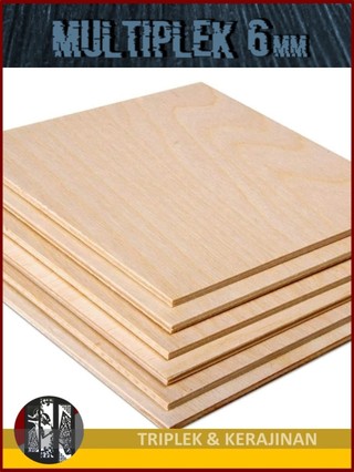 Jual Triplek 6mm 40x80 cm | Kualitas Premium Multiplek|Plywood 6 mm 40 ...