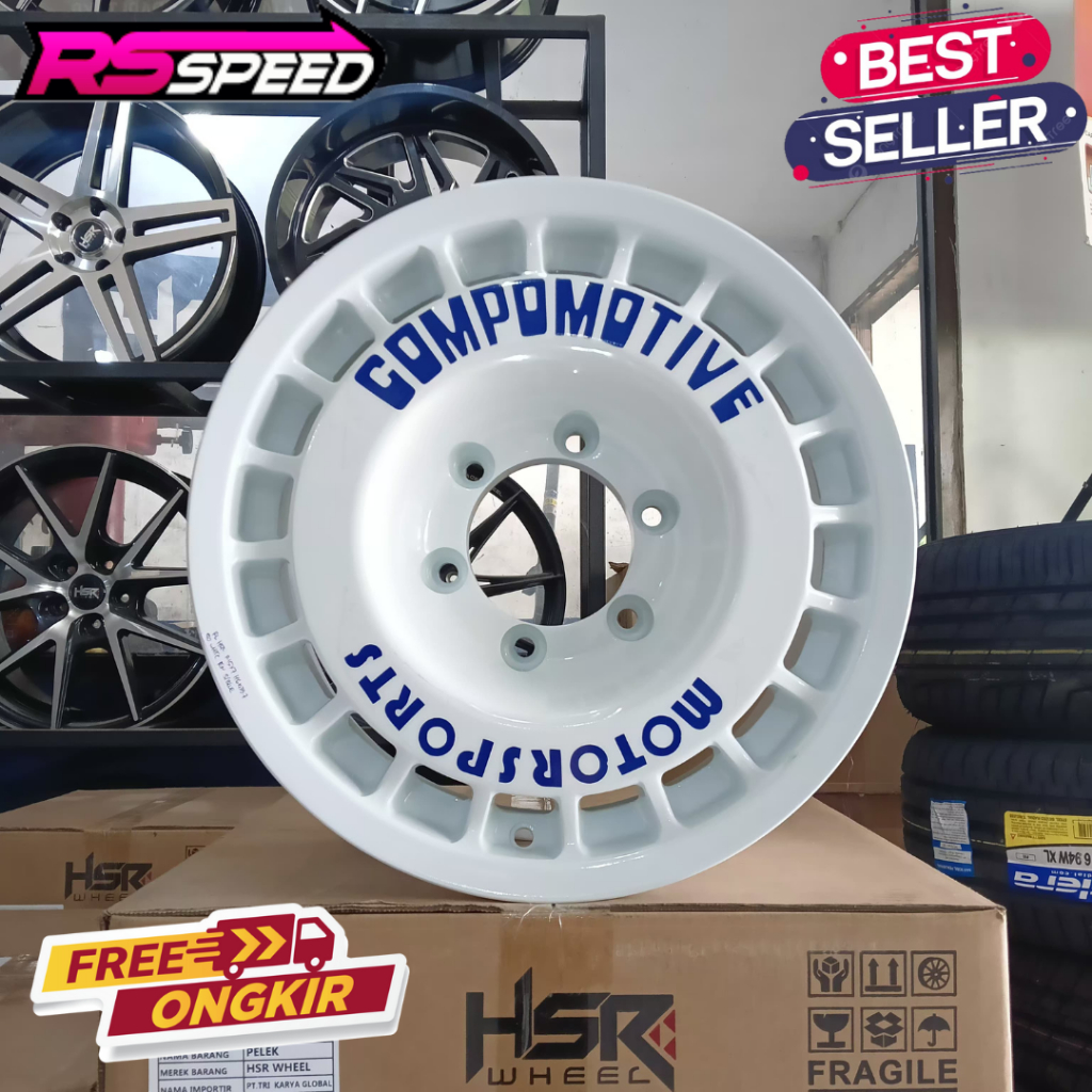 Jual Velg mobil compomotive warna putih ring 15 cocok untuk panther ...