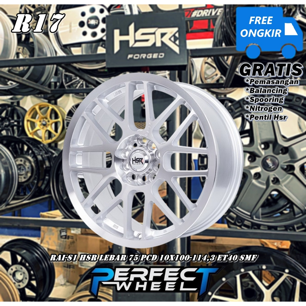 Jual Velg R17 Modifikasi Mobil Ertiga Rush New Xenia Altis New Ring 17 Hsr Wheel Rai-S1 | Shopee ...