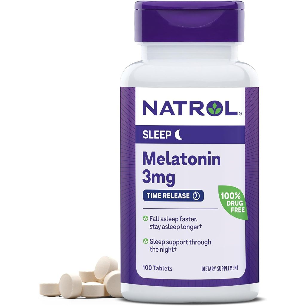 Jual Melatonin Time Release Tablets 3mg Suplemen Supplement Relax Tidur ...