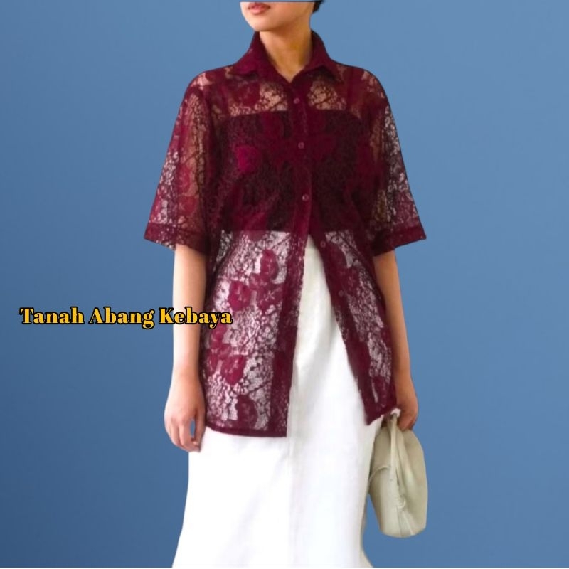 Jual outer brokat | outer brokat kekinian | outer brokat premium ...