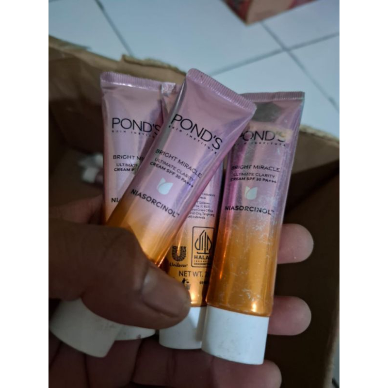 Jual Ponds Bright Miracle Cream 20ML ( DIJUAL TANPA DUS EXP 2026/2027 ) | Shopee Indonesia