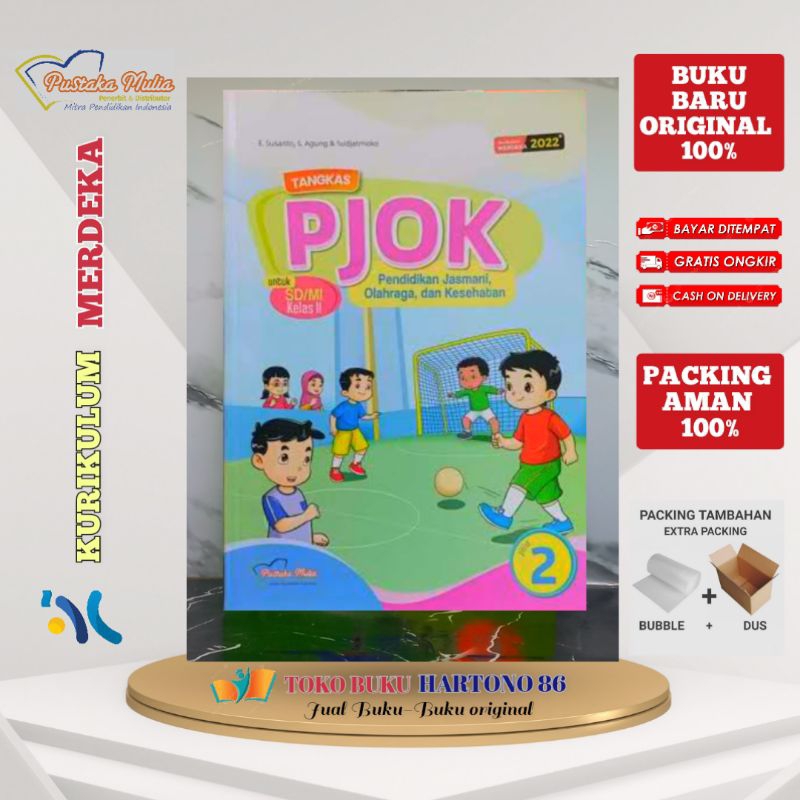 Jual Buku paket PJOK (Tangkas PJOK) kelas 2 SD/MI kurikulum merdeka pustaka mulia | Shopee Indonesia