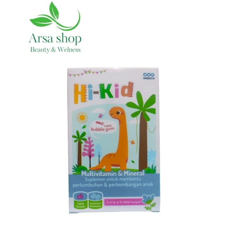 Jual Hi kid Box isi 30 Tablet /multivitamin anak mencegah stunting ...