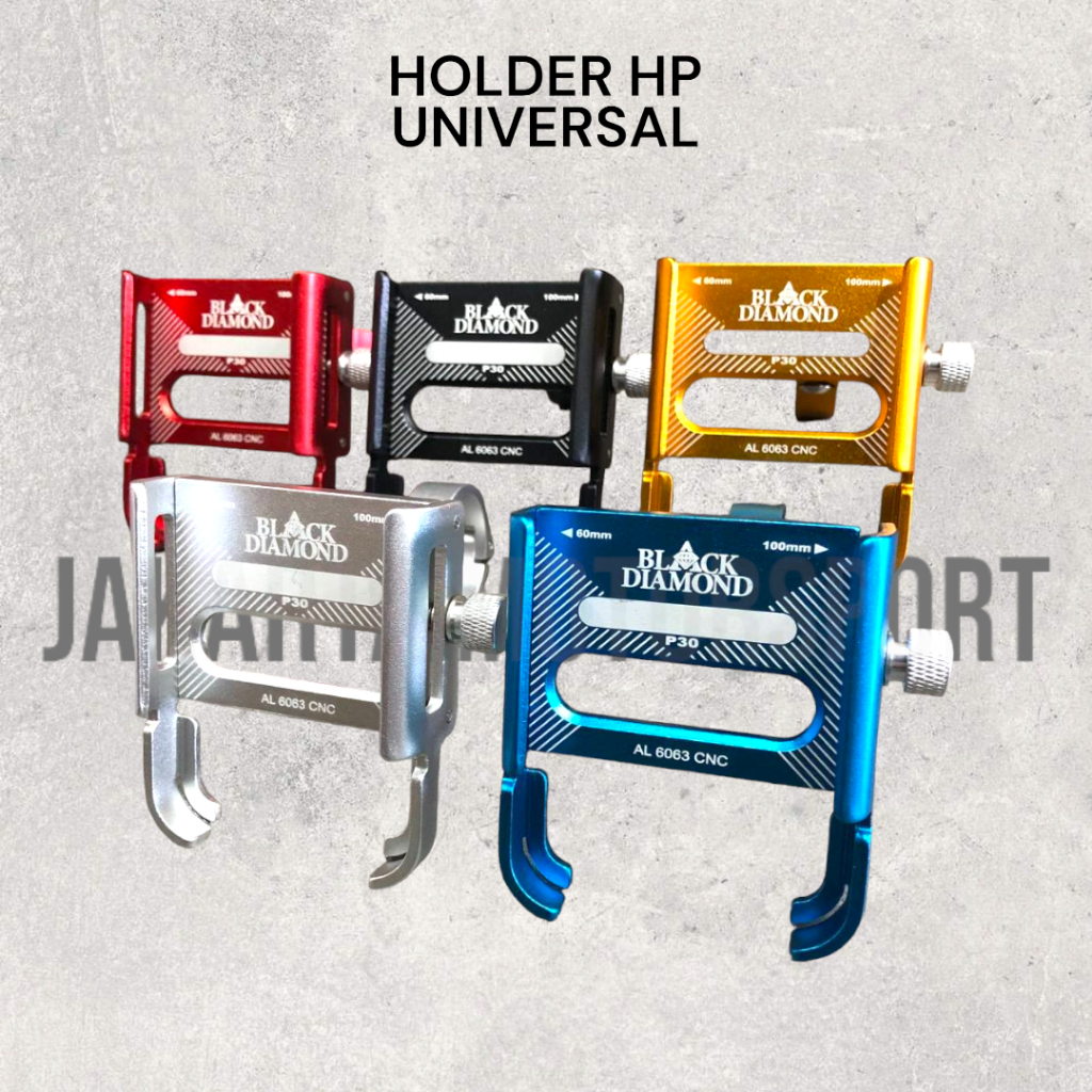 Jual Black Diamond - Phone Holder Sepeda Motor Dudukan HP Full CNC ...