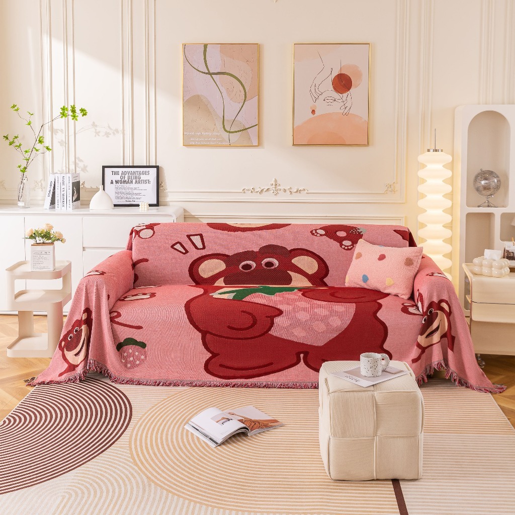 Jual DESOWOCO Cover Sofa sofa cover sarung sofa throw blanket Selimut sofa Motif Nordic Blanket ...