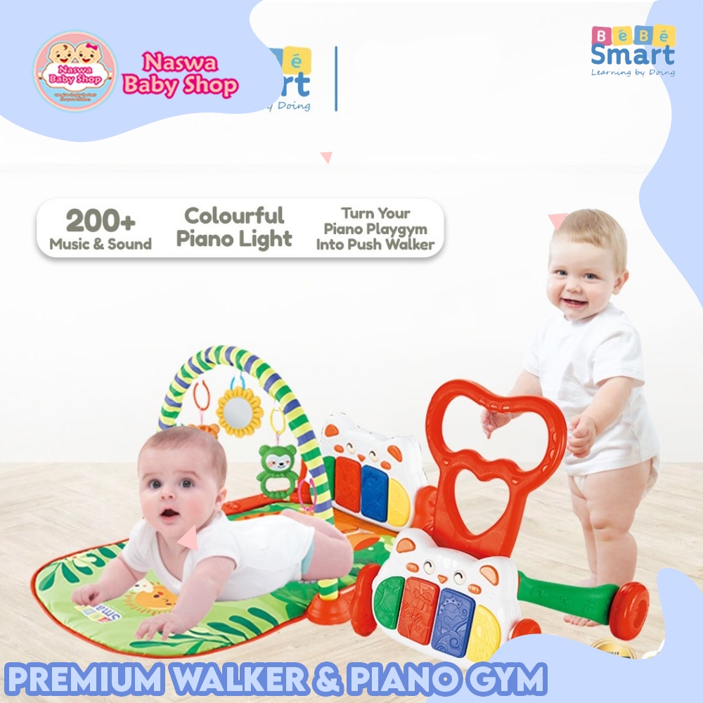 Jual Bebe Smart Premium Baby Walker & Pianogym | Shopee Indonesia