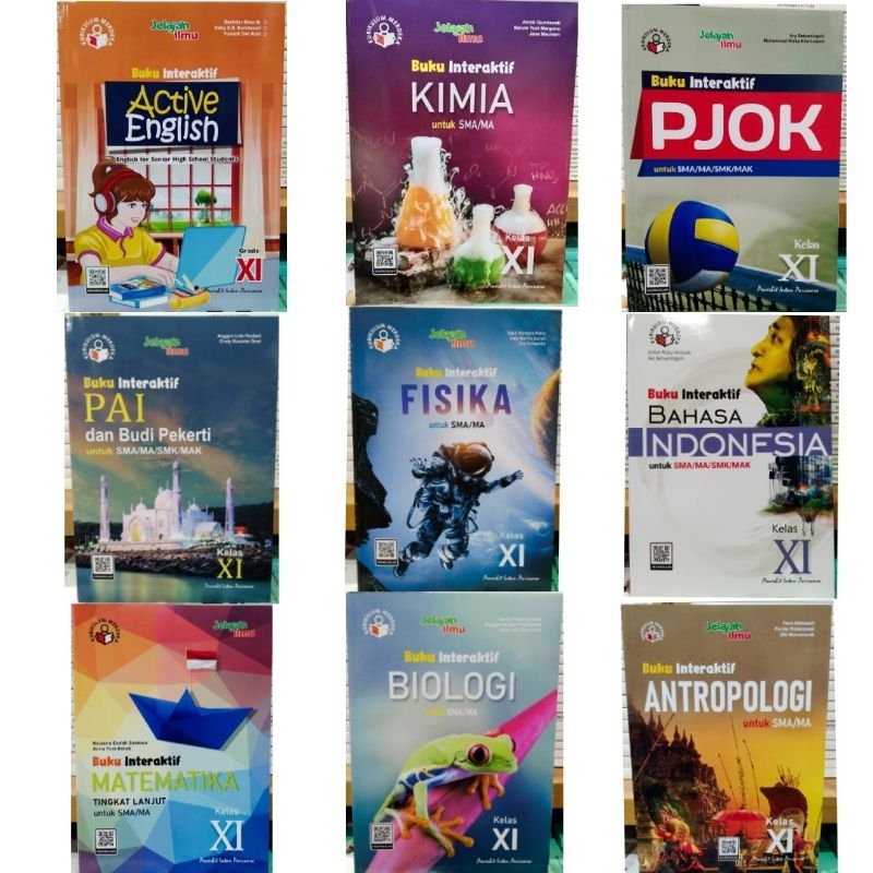 Jual Buku Interaktif Pendidikan Pancasila Sosiologi Sejarah Ekonomi Geografi PJOK Pendidikan ...