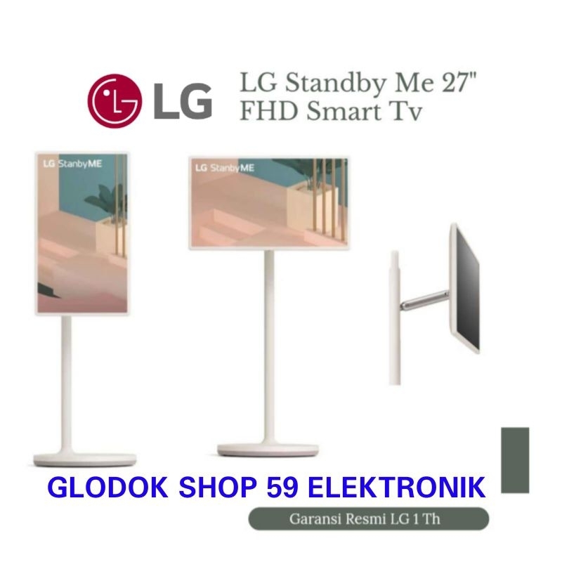 Jual LG 27ART10AKPL StanbayME Full HD Rollable Smart TV 27 Inch Touch ...