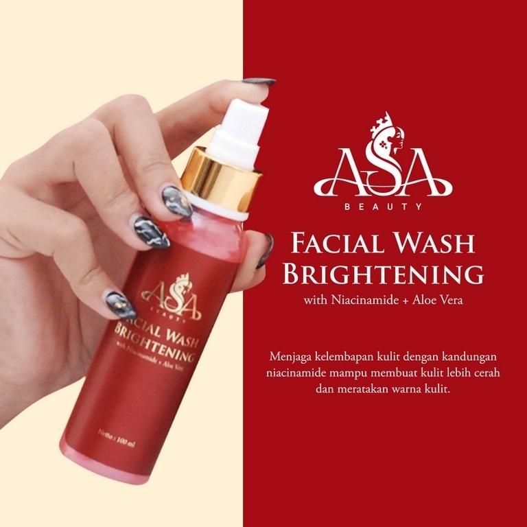 Jual ASA BEAUTY FACIAL WASH BRIGHTENING BPOM | Shopee Indonesia