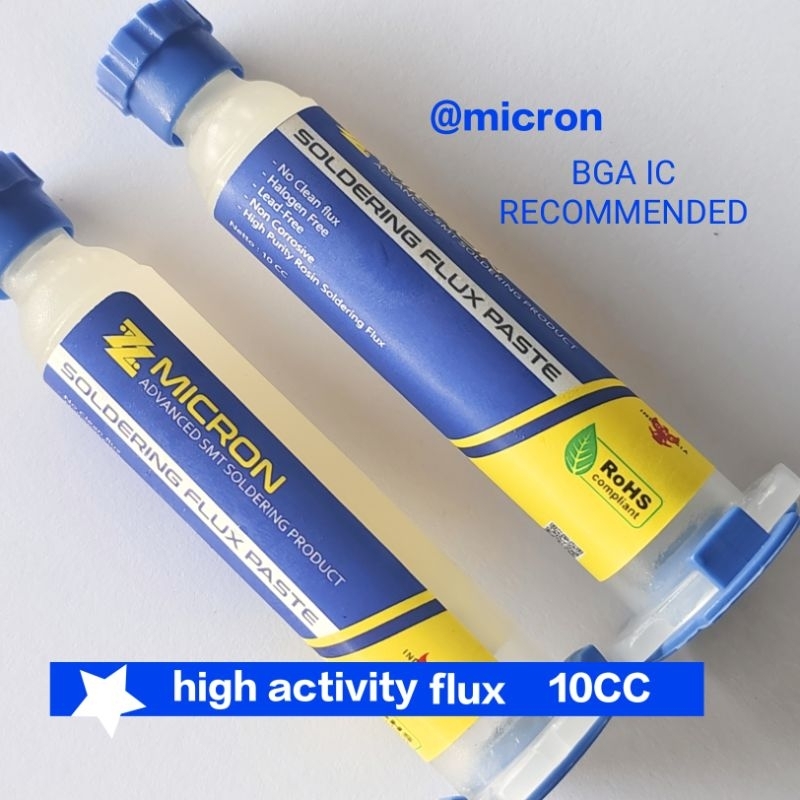 Jual FLUX SOLDER HIGH ACTIVITY MICRON 10CC FLUX | Shopee Indonesia