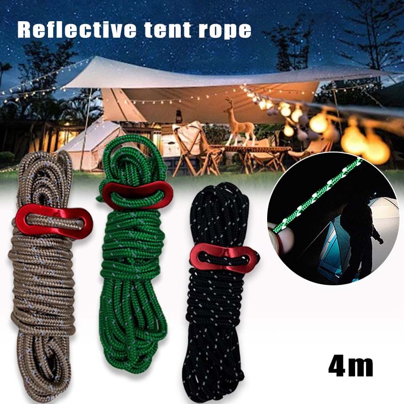 Jual 4m Nightglow Tali Camping Tenda Multifungsi Tali Kemping Tali ...