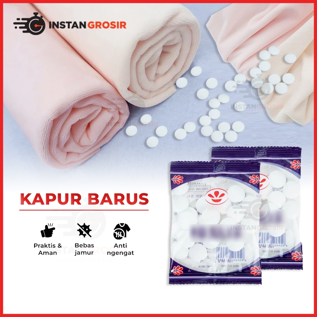 Jual Kapur barus lemari baju kamper putih anti ngengat bebas jamur ...