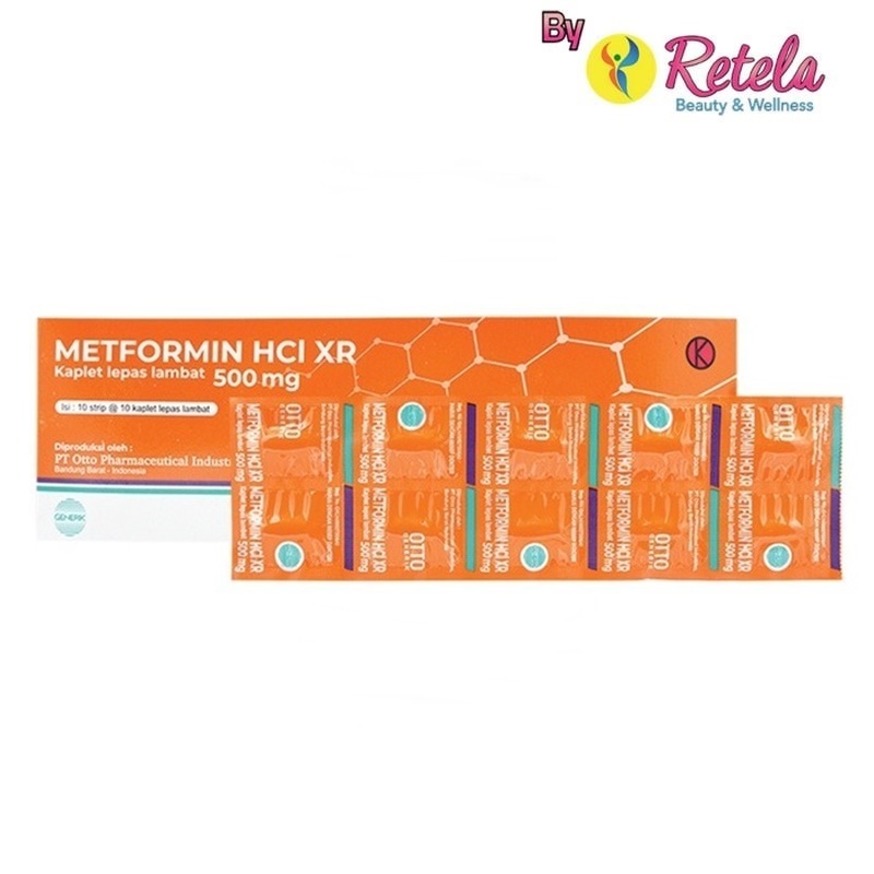 Jual METFORMIN XR 500 MG 10 TABLET ORIGINAL | Shopee Indonesia