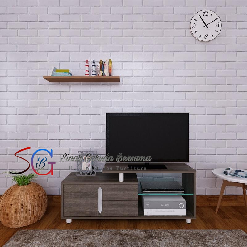 Jual MEJA TV / RAK TV MINIMALIS DESAIN ELEGAN MINIMALIS KEKINIAN / MEJA ...