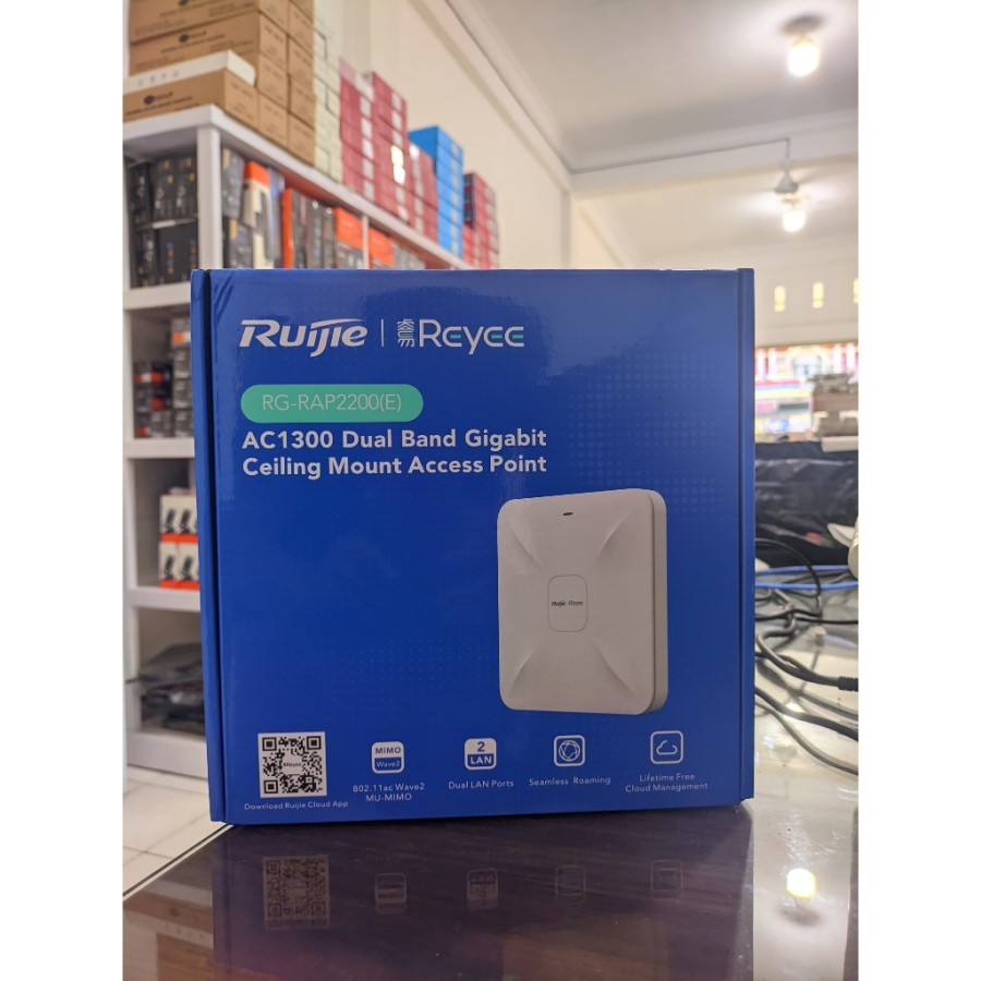 Jual RUIJIE RG-RAP220(E) AC1300 Dual Band Gigabit Ceiling Mount Access Point | Shopee Indonesia