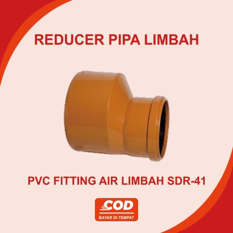 Jual Fitting Reducer Pipa PVC Limbah SDR-41 Rucika | Shopee Indonesia