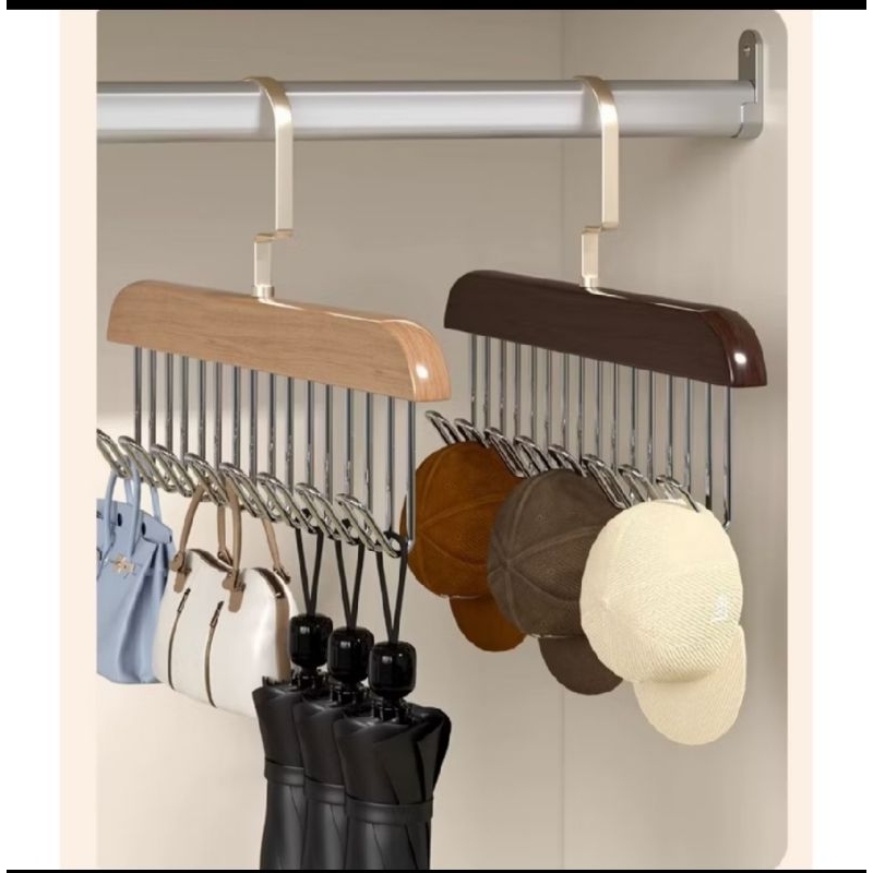 Jual Hanger Hook Gantungan Lemari Tas Topi Baju Gantungan 8 Pengait ...
