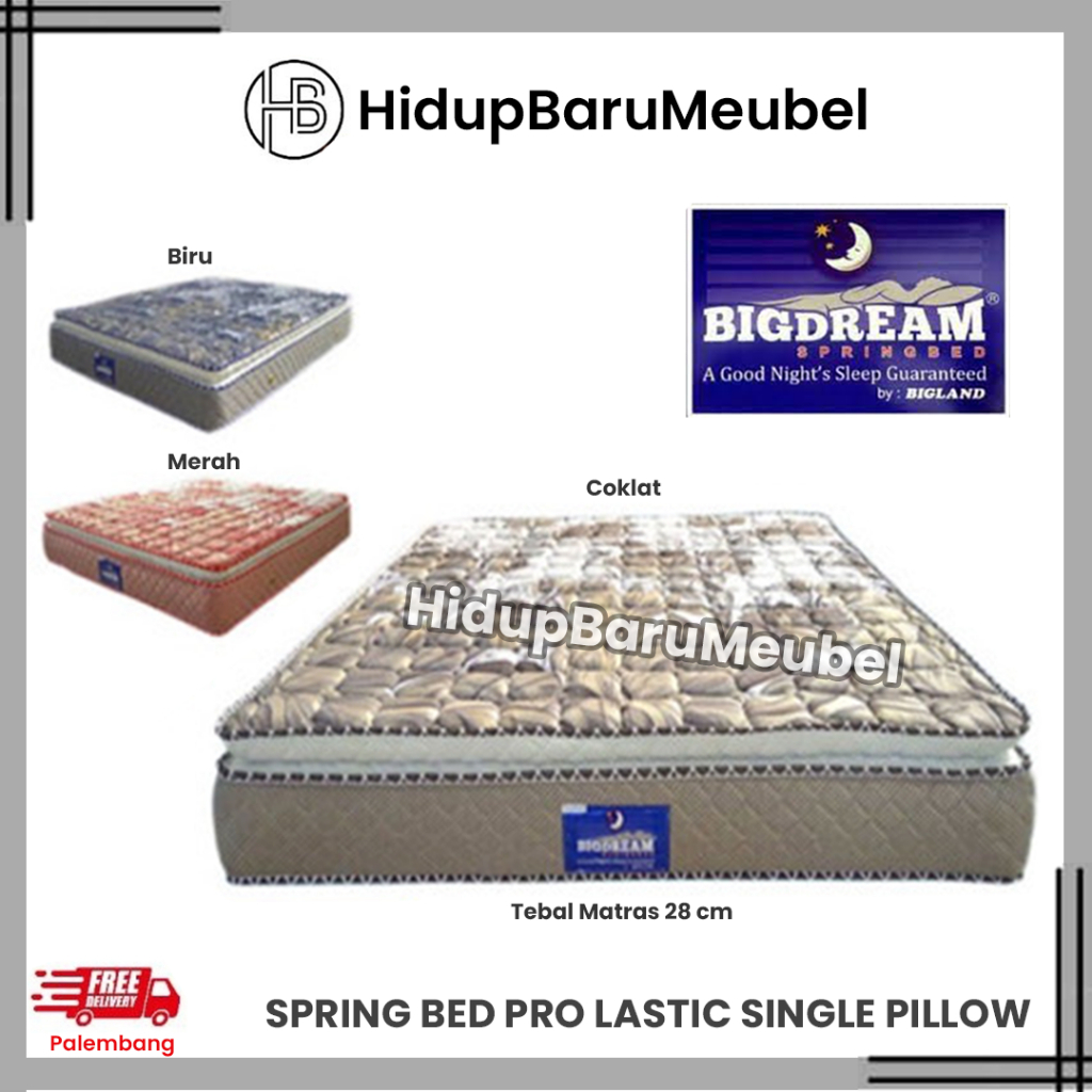 Jual Springbed Bigdream by Bigland / matras spring bed pro lastic ...