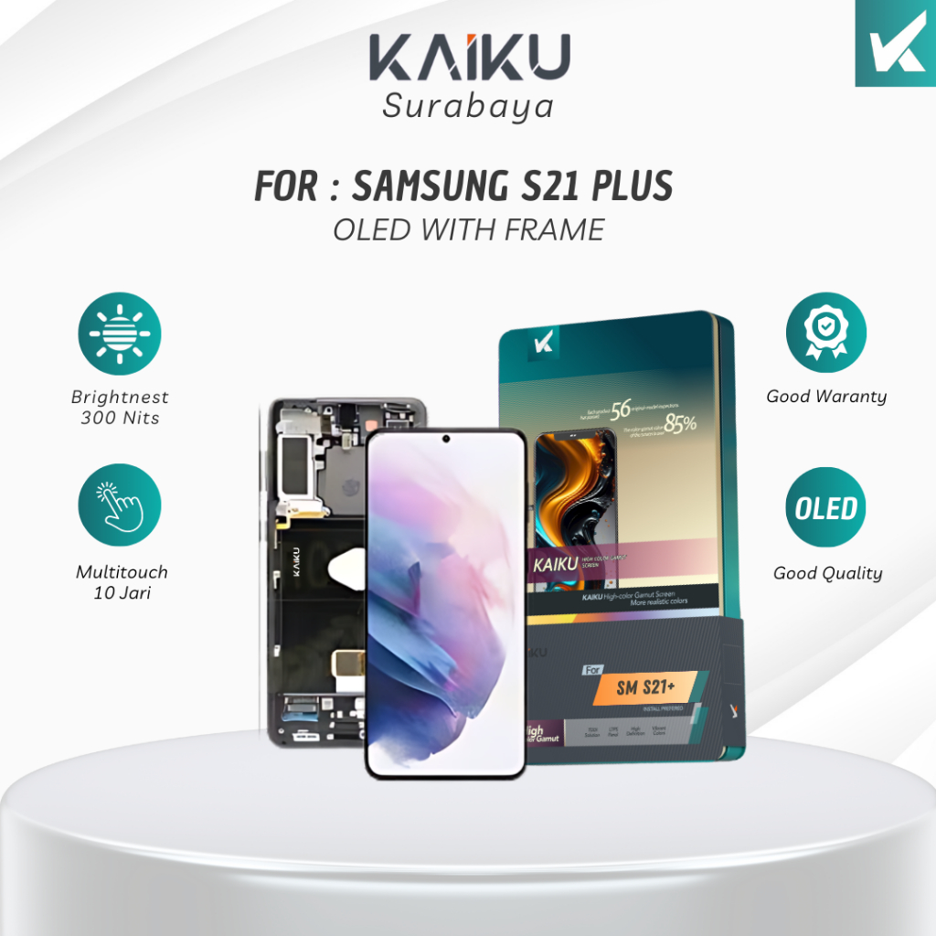 Jual KAIKU - Lcd Samsung S21 Plus Oled Fullset Touchscreen With Frame ...