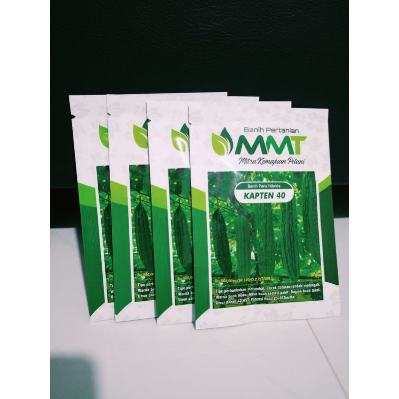 Jual Benih Bibit Pare Paria Kapten 40 F1 (Daun Lebih tebal dan Produksi ...