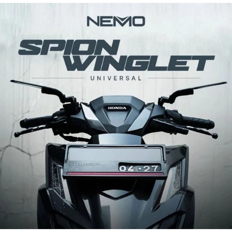 Jual grosir spion winglet cnc model nemo universal nmax aerox vario pcx ...