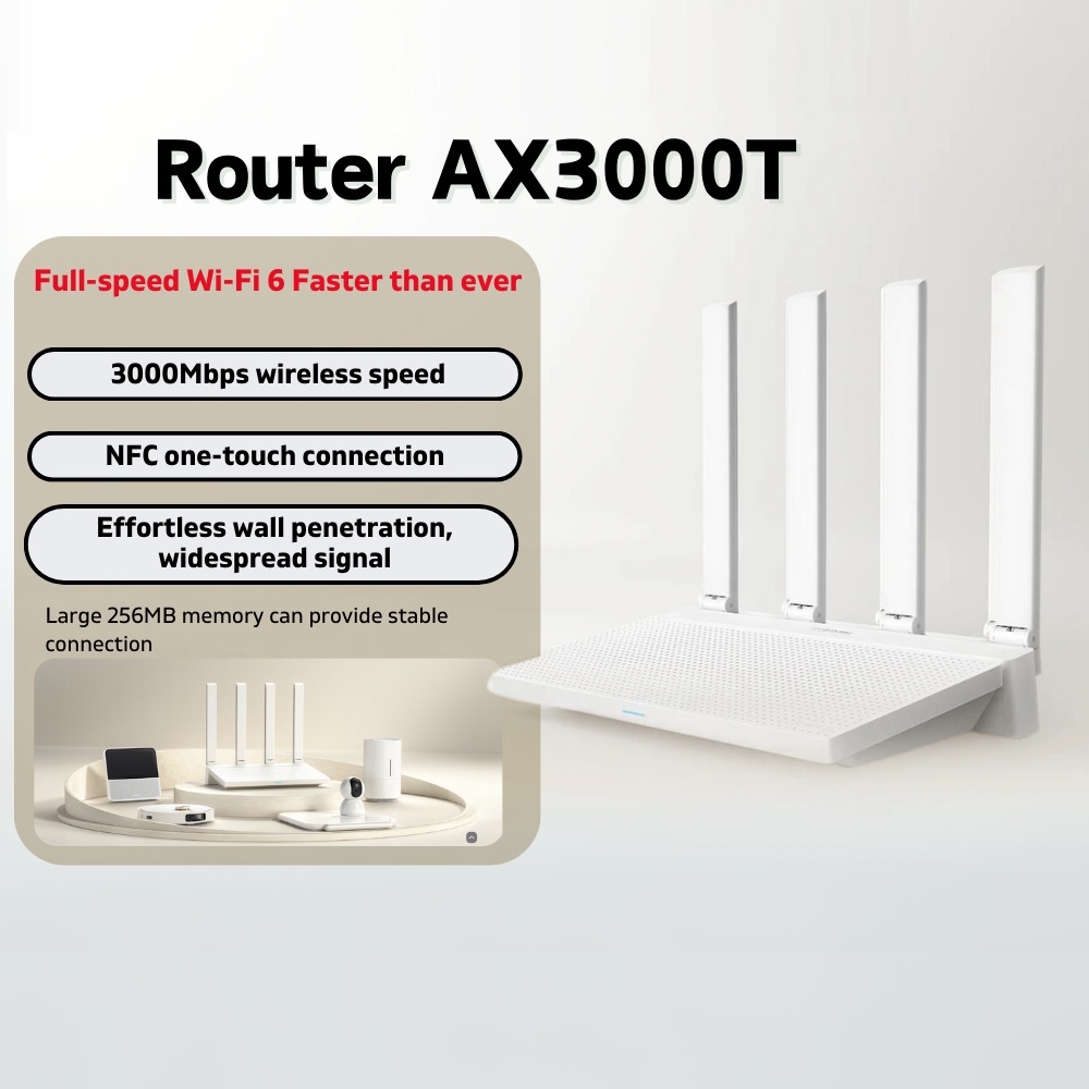 Jual MIJIA MI AX3000T - WIFi Router Repeater Dual Band WiFi 6 Mesh Technology | Shopee Indonesia