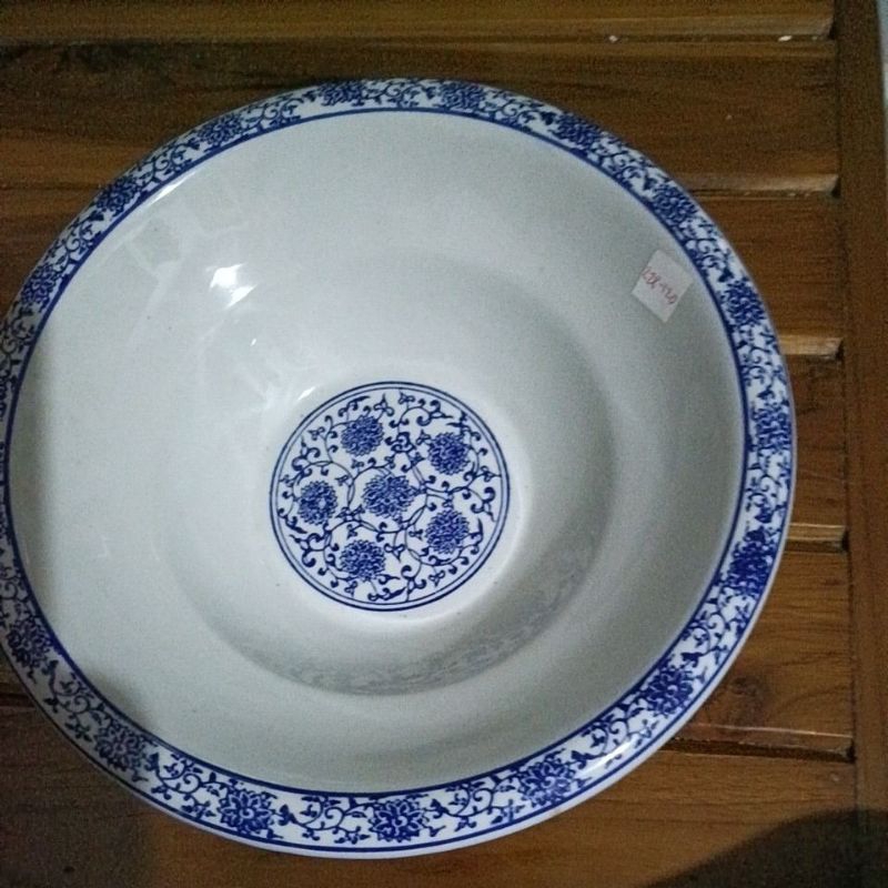 Jual MANGKOK SAJI/SUP KERAMIK MOTIF BUNGA BIRU PUTIH | Shopee Indonesia