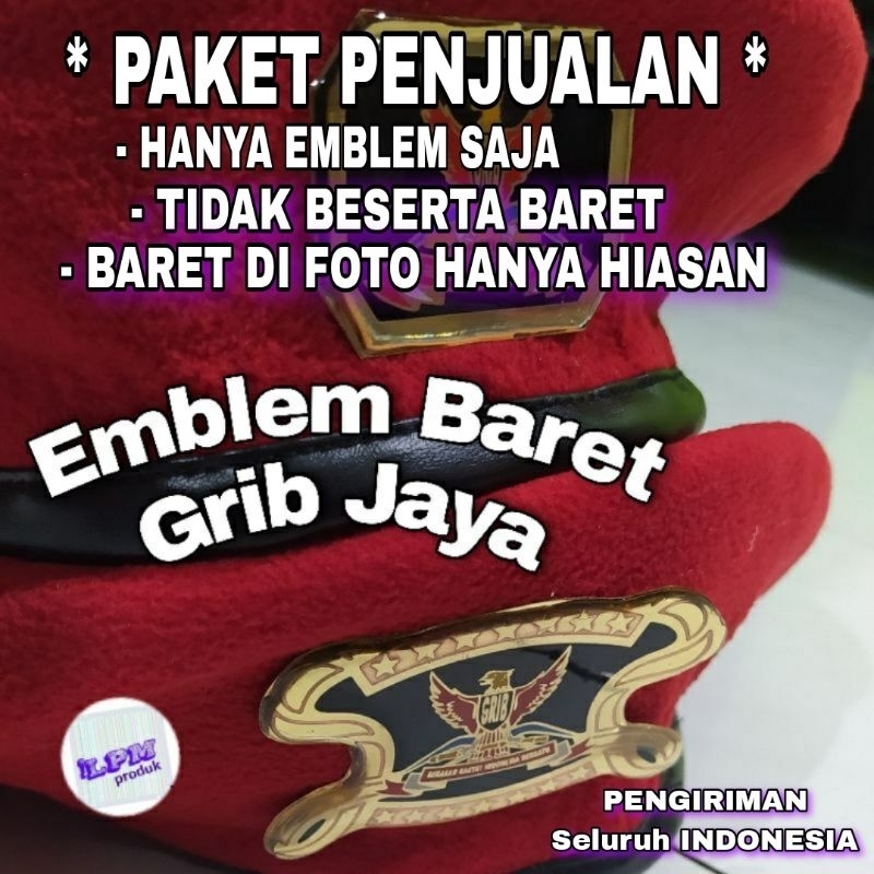 Jual Pin Emblem Baret Grib Atribut Pin Grib (Penjualan Hanya Emblem ...