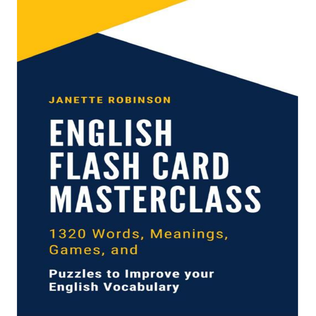 Jual [ENG22] English Flash Card Masterclass 1320 Words, Meanings, Games ...
