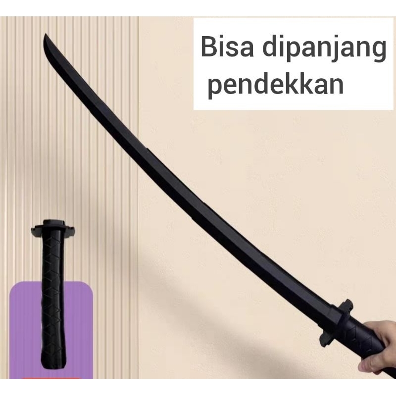 Jual Katana pedang samurai mainan jepang foldable telescopic sword toy ...