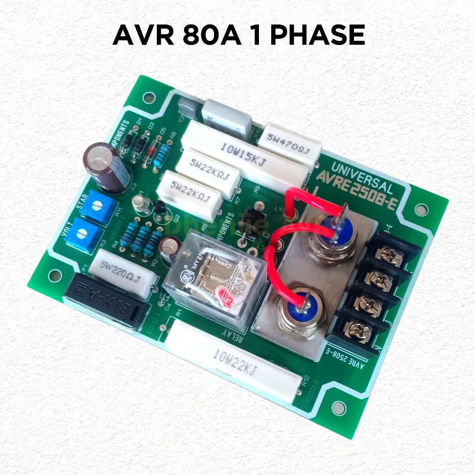 Jual AVR GENSET UNIVERSAL 80A 1 PHASE / AVR Generator 80A 1 Phase AVR ...