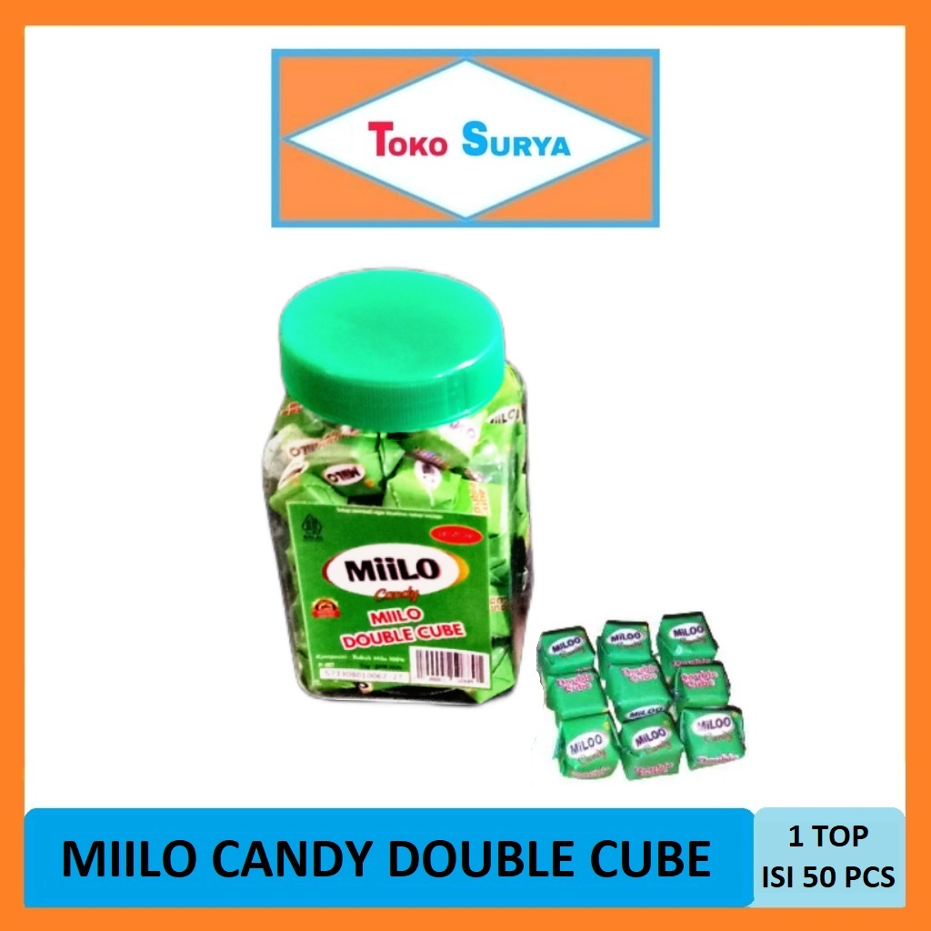 Jual Miilo Candy Double Cube Milo Petak 1 Toples Isi 50 Pcs | Shopee ...