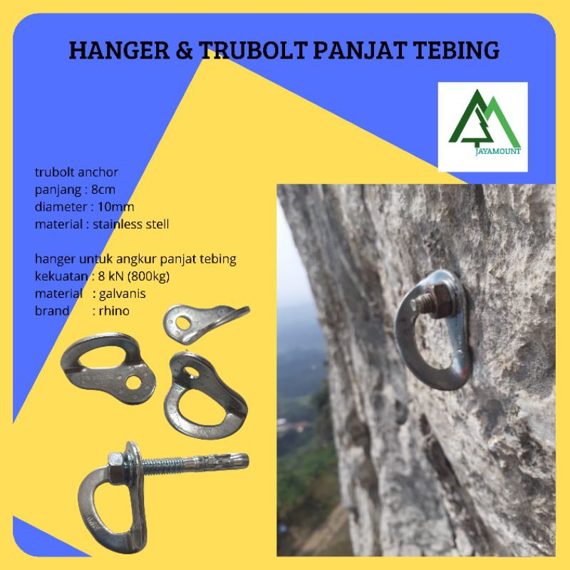 Jual Trubolt Anchor dan Hanger anchor panjat tebing | trubolt dan ...