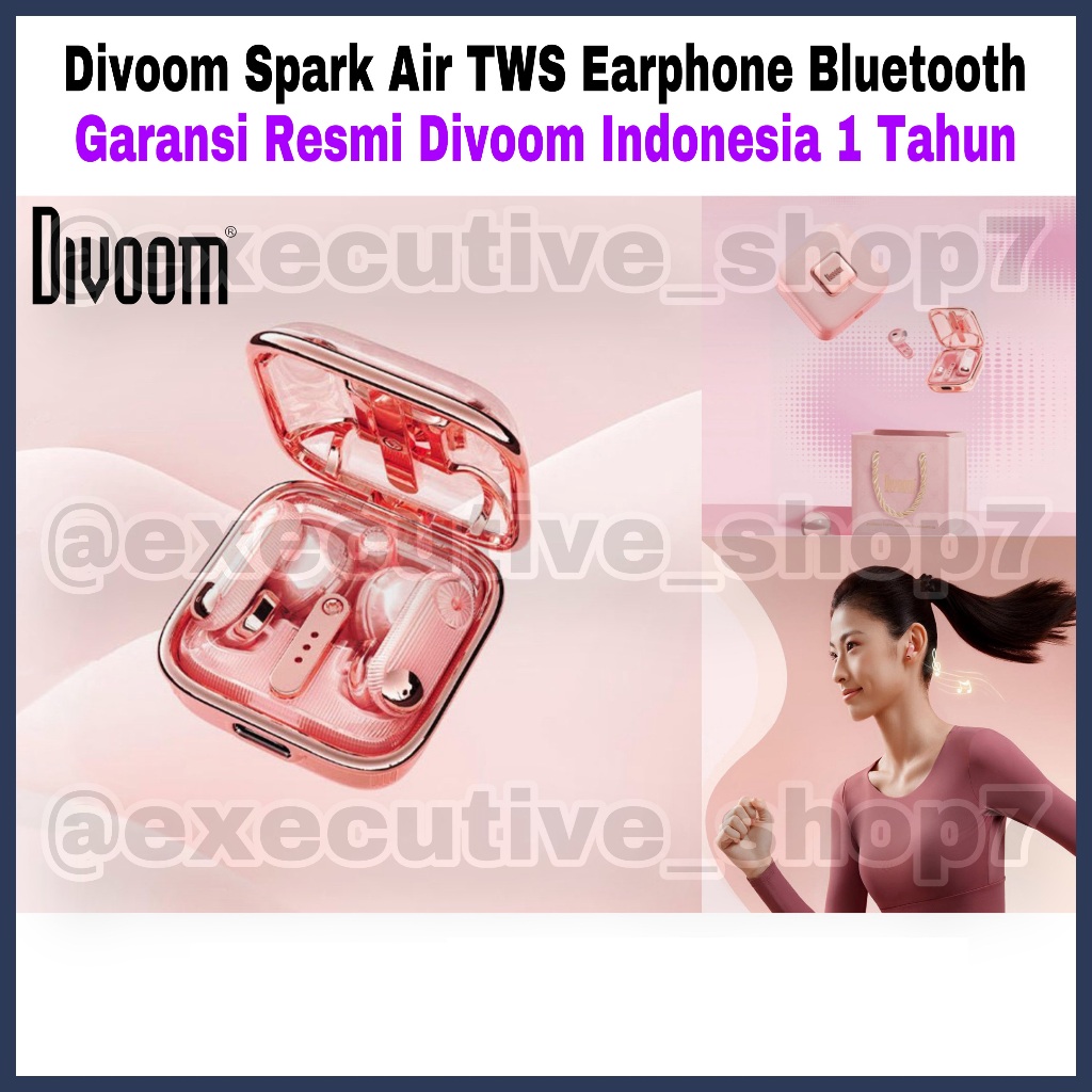 Jual Divoom Spark Air TWS Earphone Bluetooth - Garansi Resmi Divoom ...