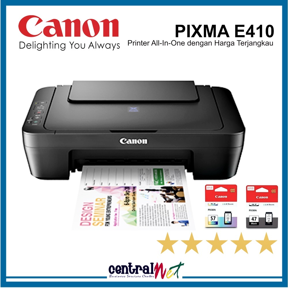 Jual Printer Canon Pixma E410 E-410 E 410 Print Scan Copy | Shopee ...