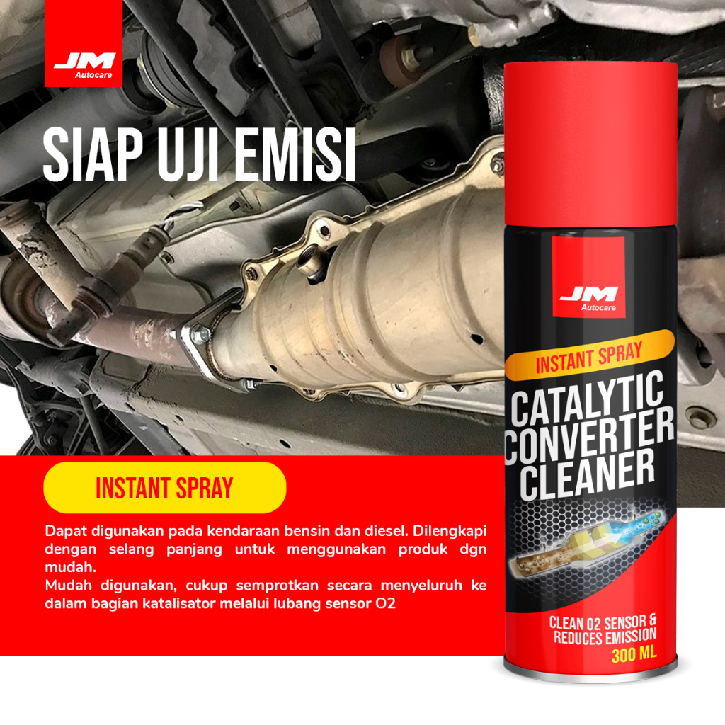 Jual JM CATALYTIC CONVERTER CLEANER 300 ML - TIPE SEMPROT KE LUBANG SENSOR 02 | Shopee Indonesia