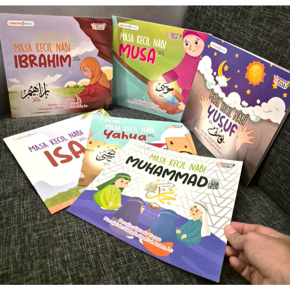 Jual LM MASA KECIL NABI - Buku Cerita Anak Muslim Islam Islami Musa Isa Muhammad Yusuf Yahya ...