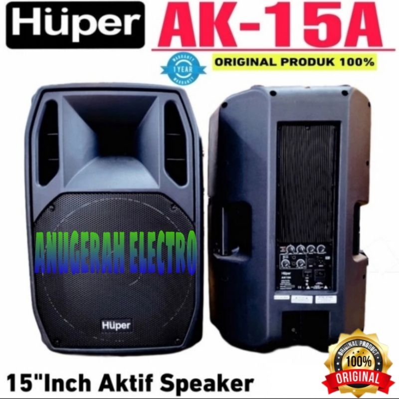 Jual SPEAKER AKTIF HUPER AK-15A/ AK 15A/ 15 INCH | Shopee Indonesia