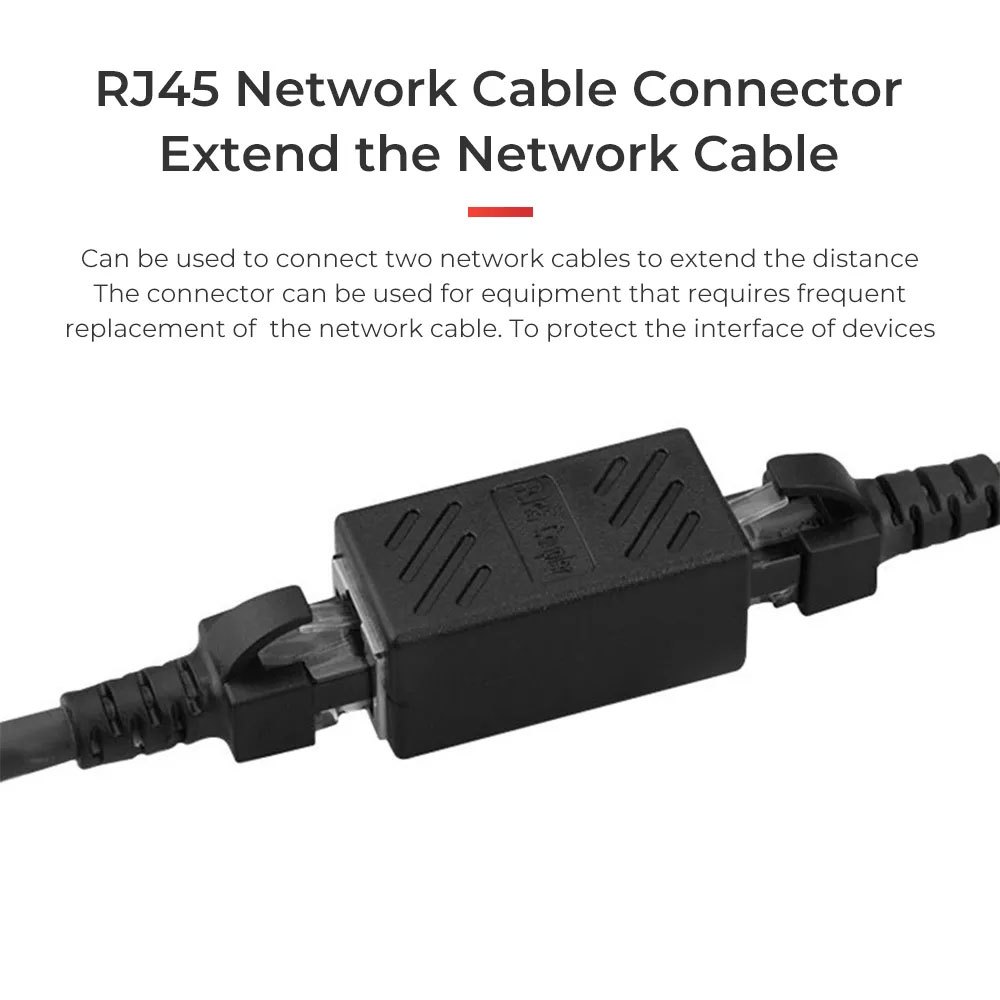 Jual RJ45 Female to Female Cat 15A16A LAN Extension Adaptor Connector ...