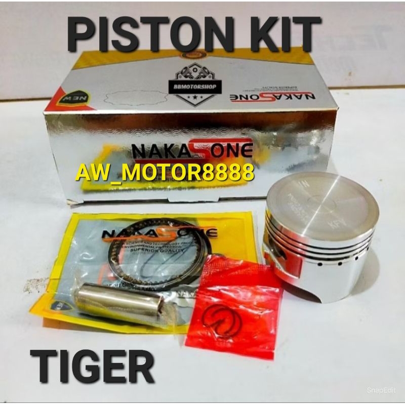 Jual PISTON KIT SET KOMPLIT TIGER PISTON KIT RING PISTON KLIP CLIP ...