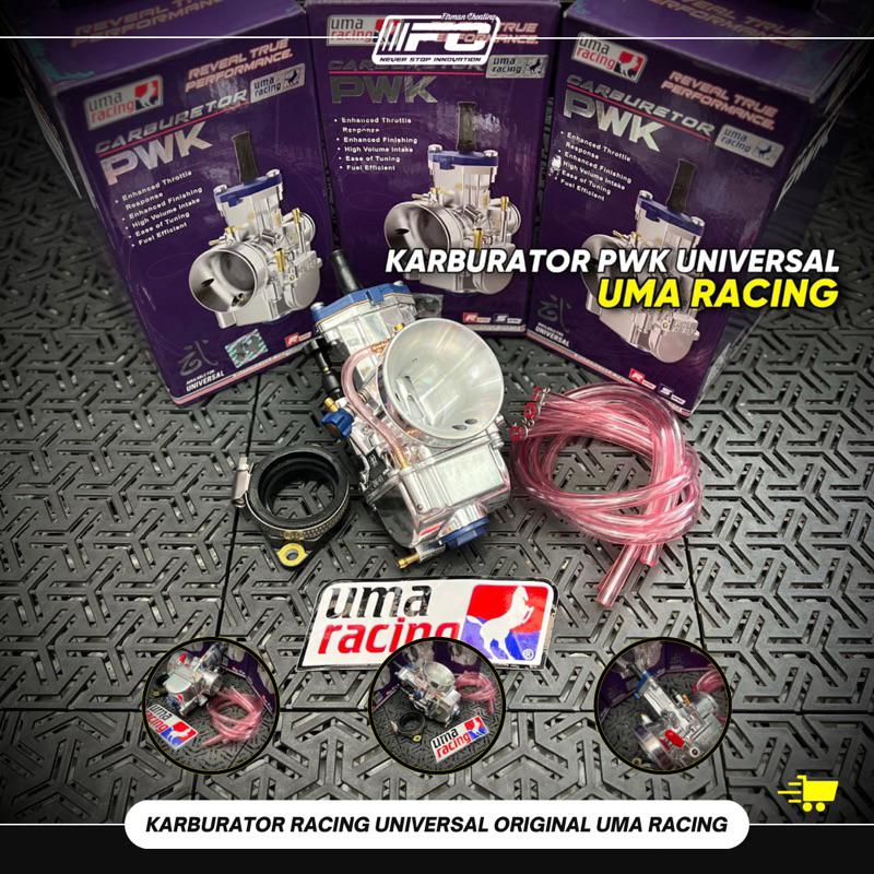 Jual CARBURETOR CARBURATOR KARBULATOR UMA RACING PWK V3 / 4T UNIVERSAL ...