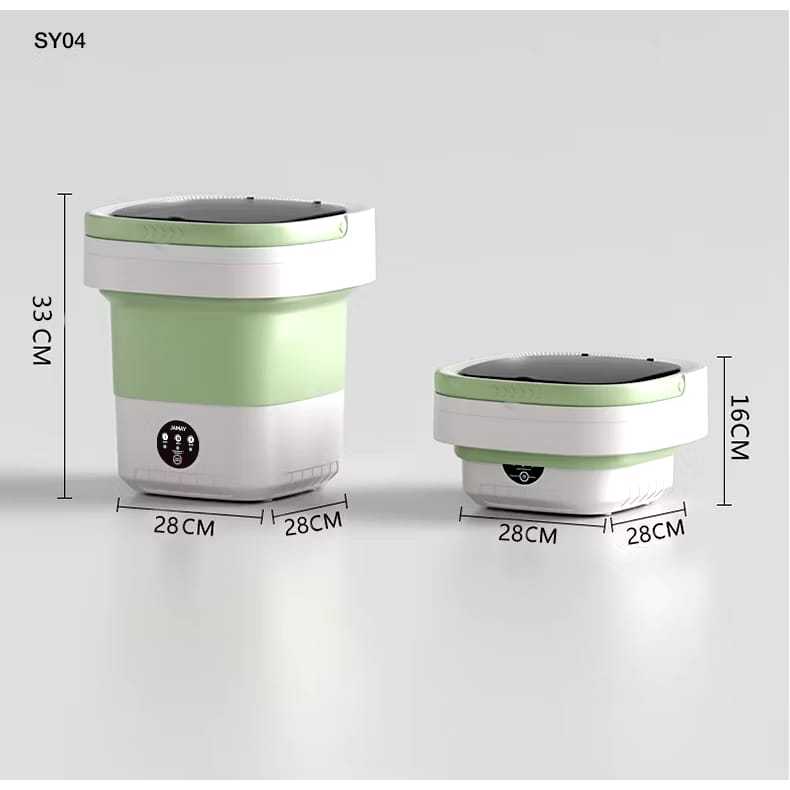 Jual Mini Portable Washing Machine | Folding Washing Machine | Shopee ...