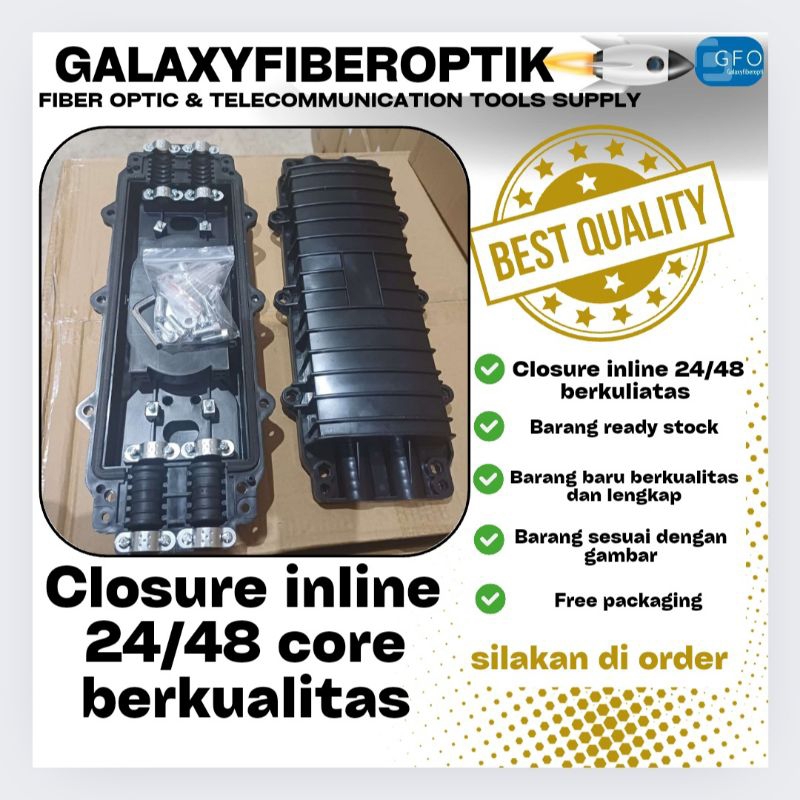 Jual Closure inline 24 core /join closure 48 core berkualitas | Shopee ...