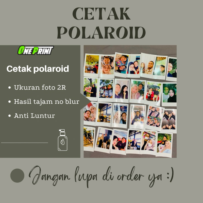 Jual Cetak foto Polaroid / Cetak foto polaroid uk 2R | Shopee Indonesia