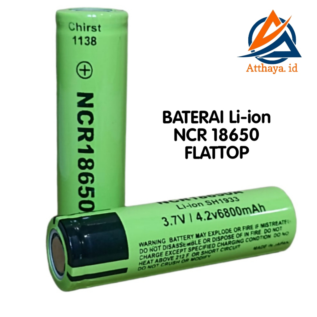 Jual Baterai Isi Ulang / Baterai Cas Tipe Li-ion Ukuran NCR 18650 ...