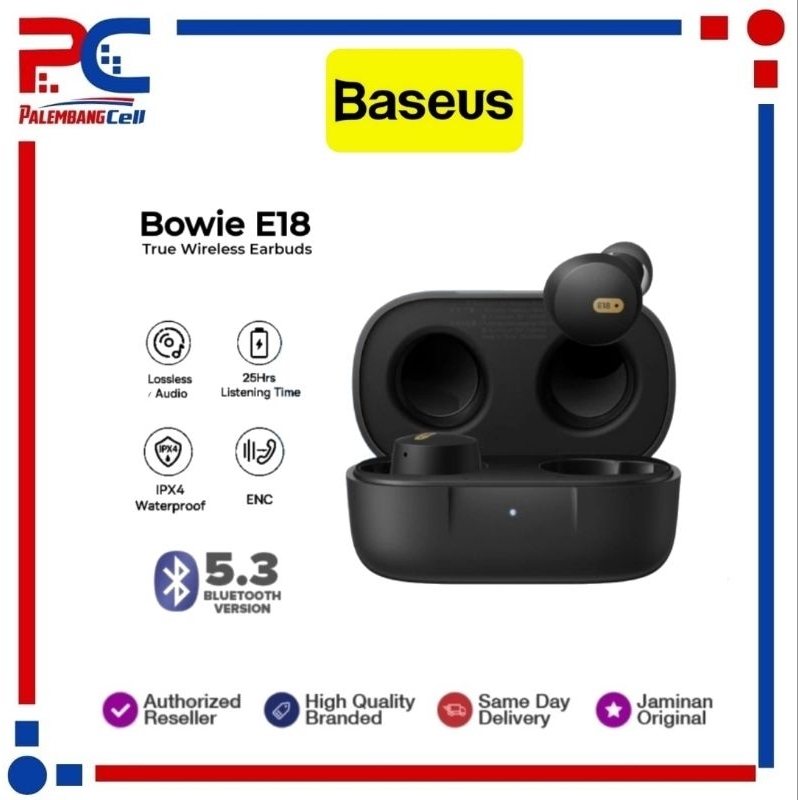 Jual Baseus Bowie E18 True Wireless Earphones TWS 25H-Listening IPX4 ...