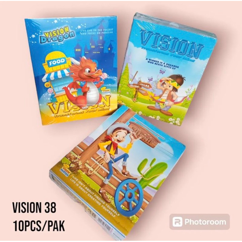 Jual Buku tulis vision 38 lembar 1 pak 10pcs (jateng) | Shopee Indonesia