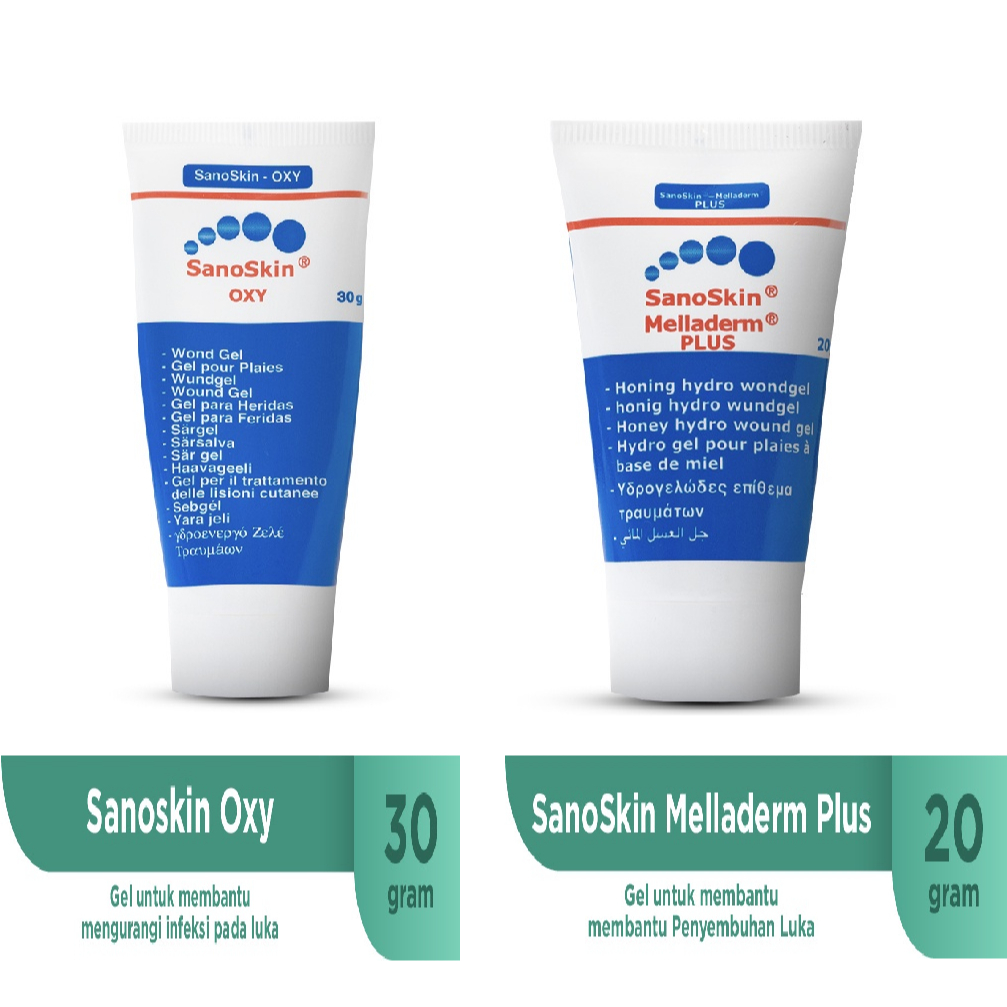 Jual Sanoskin Melladerm Plus 20gr - Sanoskin Oxy 30gr - Membantu ...