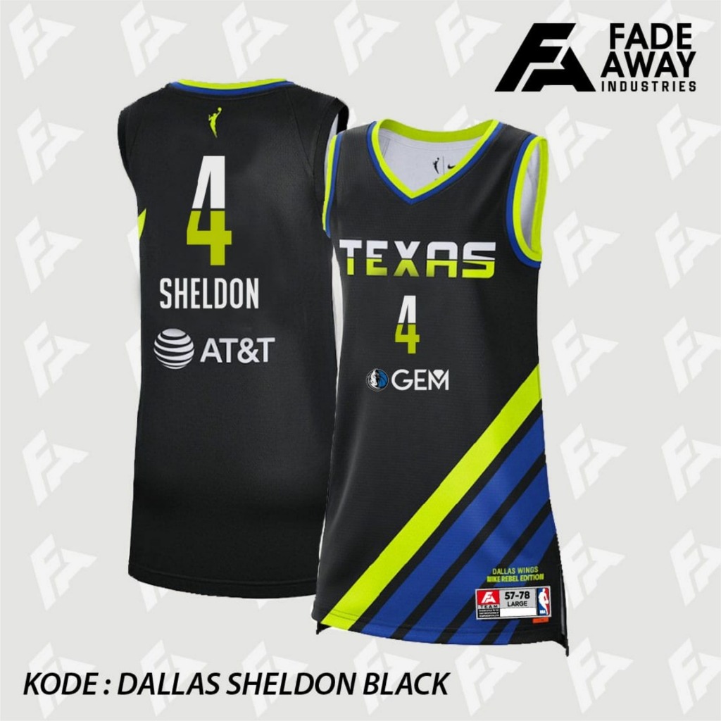 Jual JERSEY BASKET JACY SHELDON #4 DALLAS WINGS | Shopee Indonesia